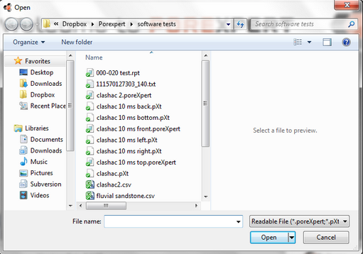 Open File Open File